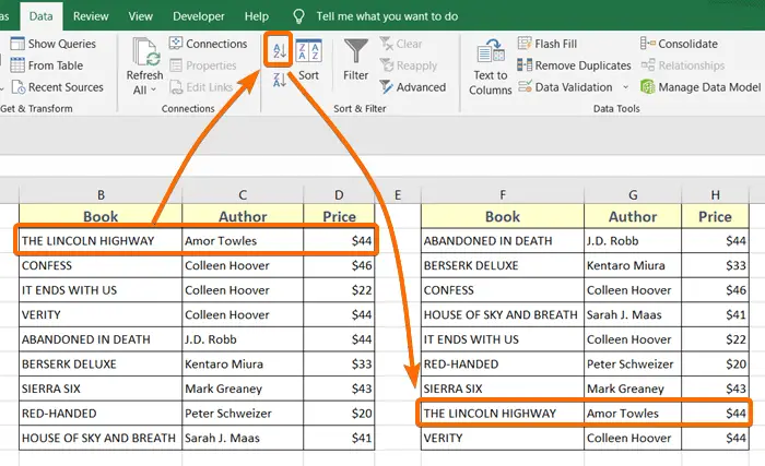 How To Sort In Excel By Name 3 Methods Excelgraduate