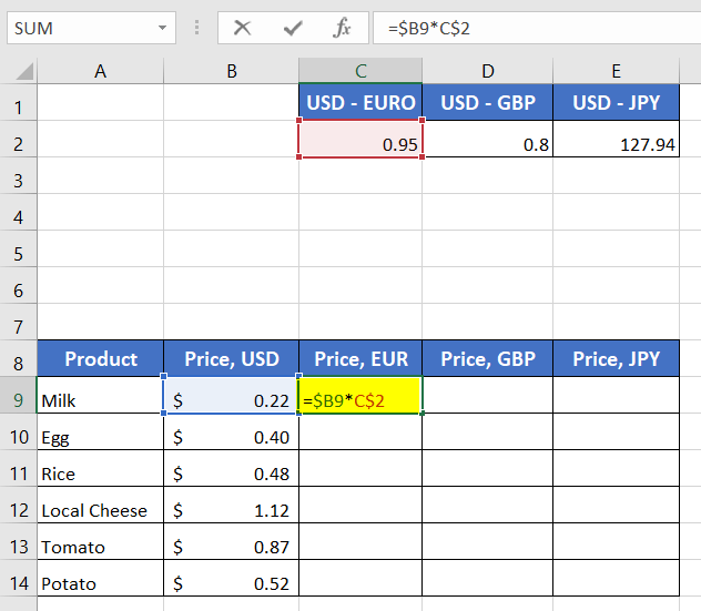 Apply Same Formula To Multiple Cells In Excel 5 Solutions 