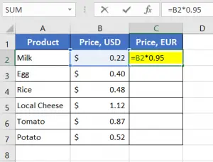 Apply Same Formula to Multiple Cells in Excel (5+ Solutions)