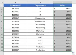 4 Cases of Excel Vlookup with Column Index Number from Another Sheet