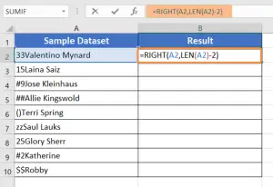6 Ways to Remove the First 2 Characters in Excel - Excelgraduate