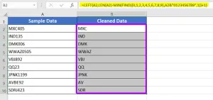 5 Ways to Remove Numeric Characters from Cells in Excel