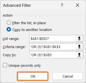 How to Use Advanced Filter in Excel? - Excelgraduate