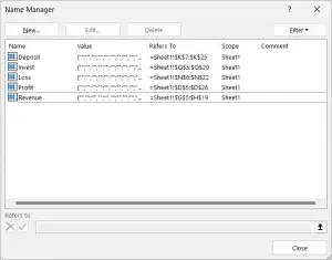 How to Use Name Manager in Excel - Excelgraduate