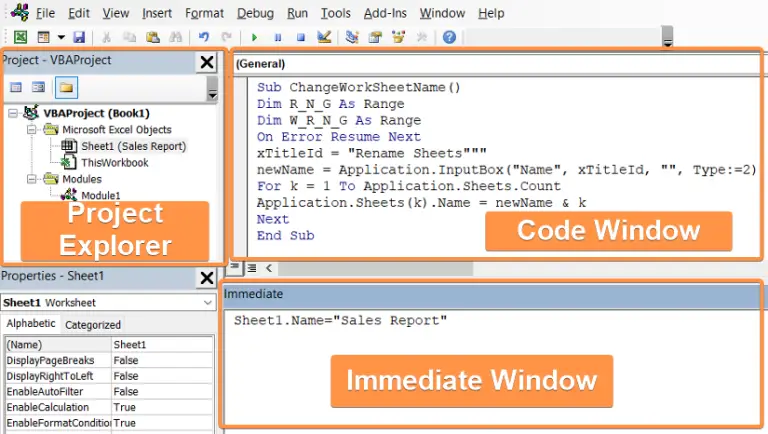 Exploring the Visual Basic Editor (VBE) in Excel - Excelgraduate
