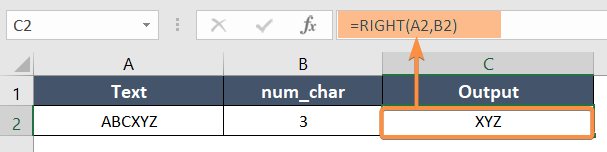 An Overview of RIGHT Function | Microsoft Excel - Excelgraduate