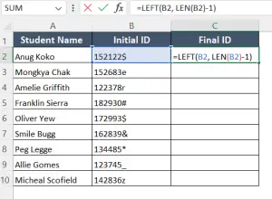 How to Remove Last Digit in Excel [6 Methods] - Excelgraduate