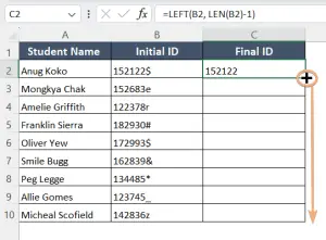 How to Remove Last Digit in Excel [6 Methods] - Excelgraduate