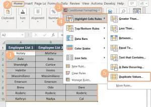 6 Ways to Compare Three Columns to Find Matches in Excel - Excelgraduate