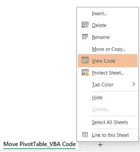 3 Methods to Move a Pivot Table in Excel - Excelgraduate
