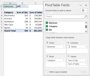 What is a Pivot Table in Excel? - Excelgraduate
