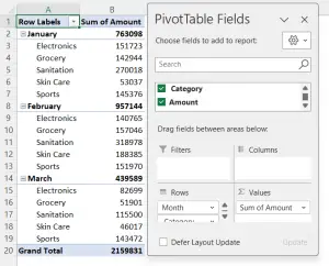 3 Ways to Create Pivot Table from Multiple Sheets in Excel - Excelgraduate