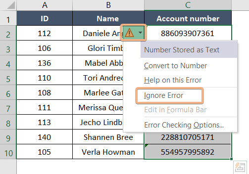 How to Ignore All Errors in Excel [3 Methods] - Excelgraduate