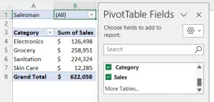 4 Ways to Show Pivot Table Fields in Excel - Excelgraduate