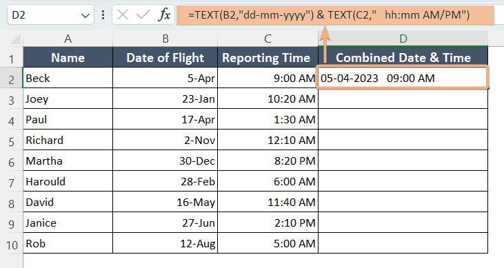 How To Combine Date And Time In Excel 3 Methods