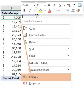 2 Ways to Group By Different Intervals in Excel Pivot Table - Excelgraduate