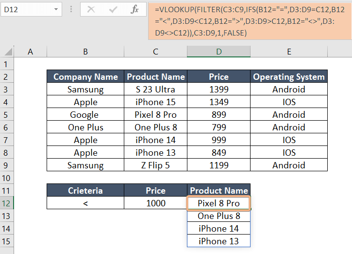 How To Vlookup And Return Multiple Corresponding Values Vertically In Excel