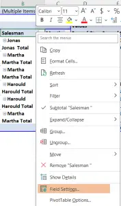 2 Ways to Arrange Pivot Table Columns Side by Side in Excel - Excelgraduate