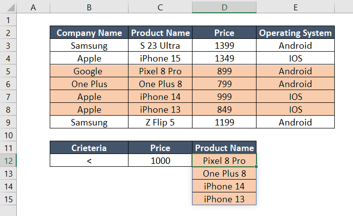 How To Vlookup And Return Multiple Corresponding Values Vertically In Excel