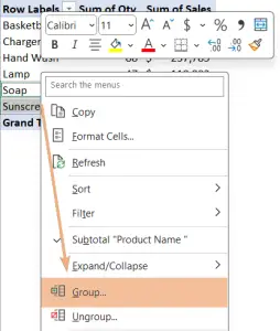 How to Fix "Cannot group that selection" in Excel Pivot Table - Excelgraduate