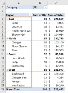 How to Custom Sort in Excel Pivot Table [2 Methods] - Excelgraduate