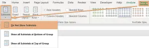 How to Remove Subtotals in Excel Pivot Table [4 Methods] - Excelgraduate