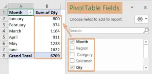 How to Add Running Total in Excel Pivot Table - Excelgraduate