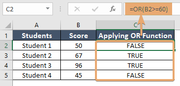 How to Use OR Function in Excel [3 Examples]