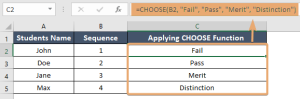 How to Use CHOOSE Function in Excel [2 Examples]