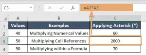 What Does Asterisk Mean in Excel Formula [3 Examples] - Excelgraduate